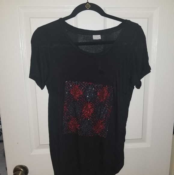 Tops | Custom Crystal T Shirts | Poshmark